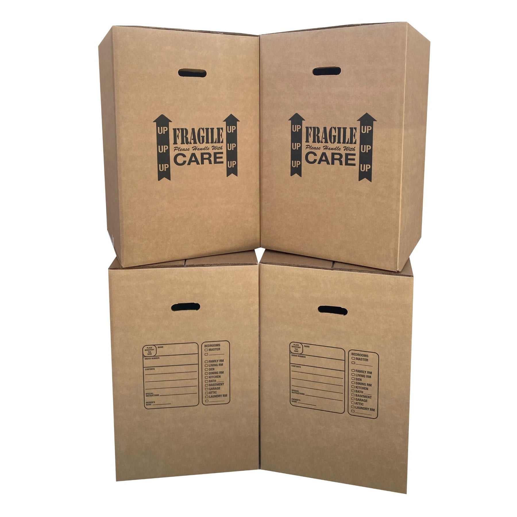 Kitchen Dish Moving Boxes - Pack of 4 | UsedCardboardBoxes